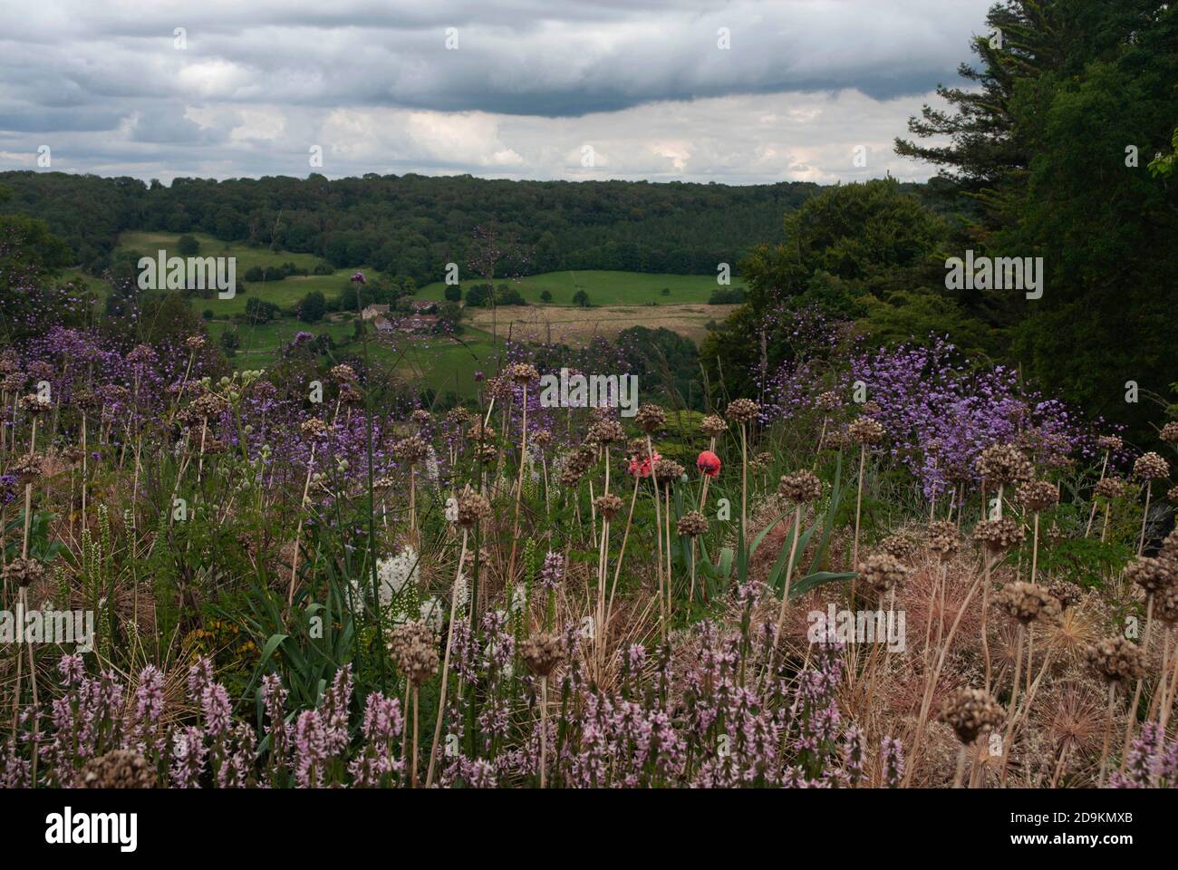 The gardens of the American Museum - Claverton Manor - and view over ...