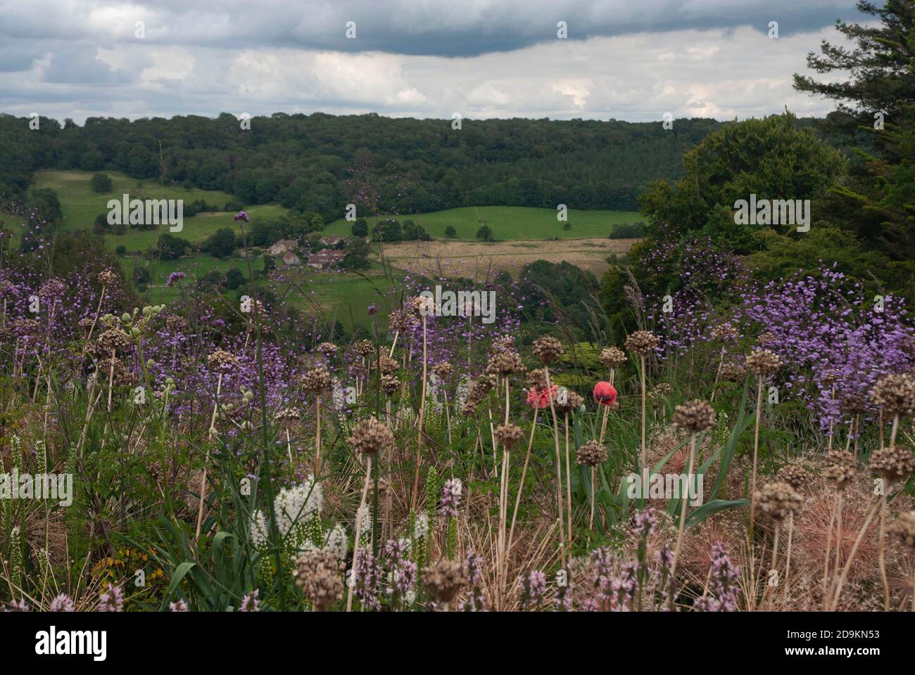 The gardens of the American Museum - Claverton Manor - and view over ...