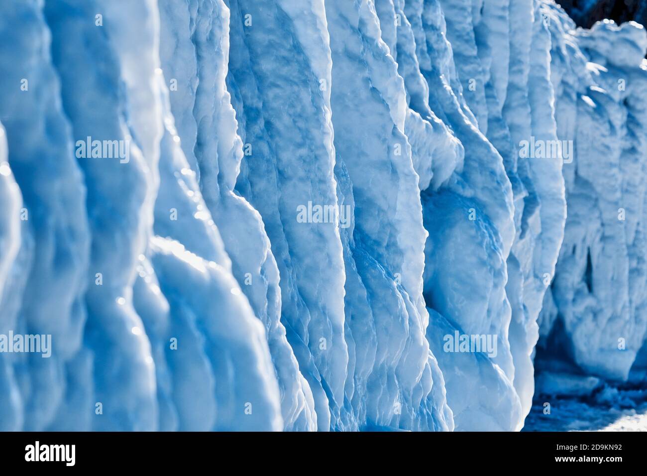 Ice formations. Forms of frozen water Stock Photo - Alamy