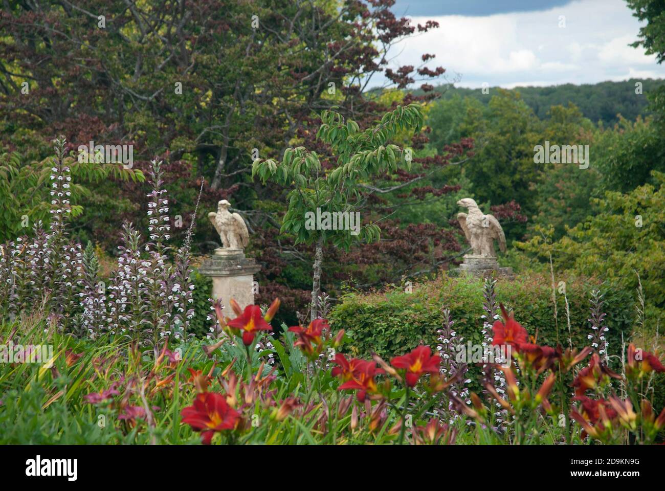 The gardens of the American Museum - Claverton Manor - Bath Somerset UK ...