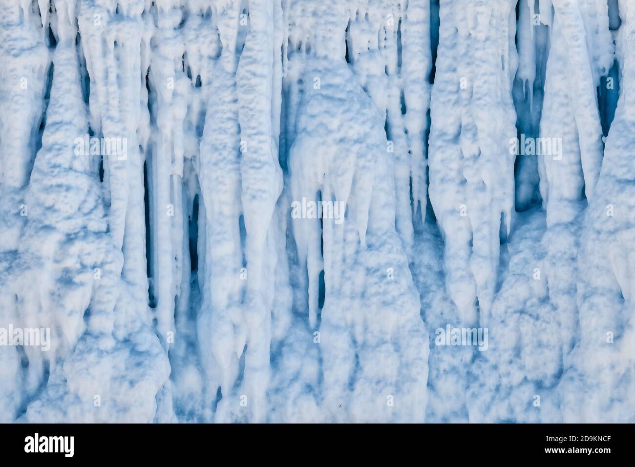 Ice formations. Forms of frozen water Stock Photo - Alamy