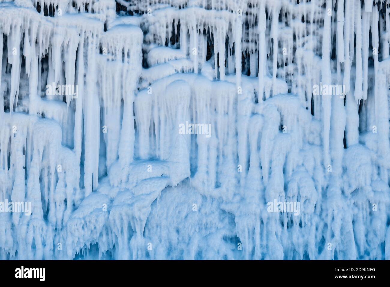 Ice formations. Forms of frozen water Stock Photo - Alamy