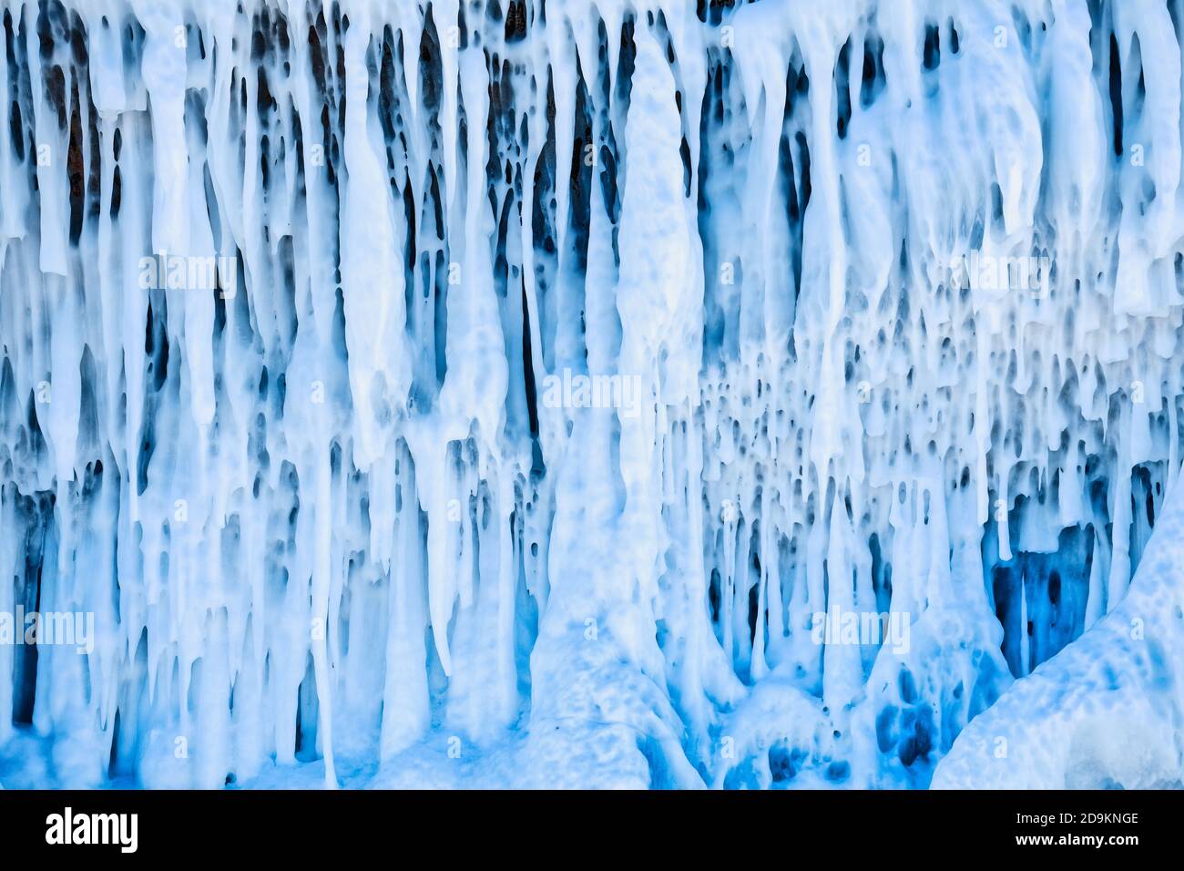 Ice formations. Forms of frozen water Stock Photo - Alamy