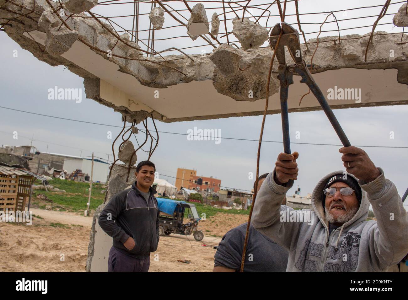 many people recover iron and other metals from the ruins of their homes ...
