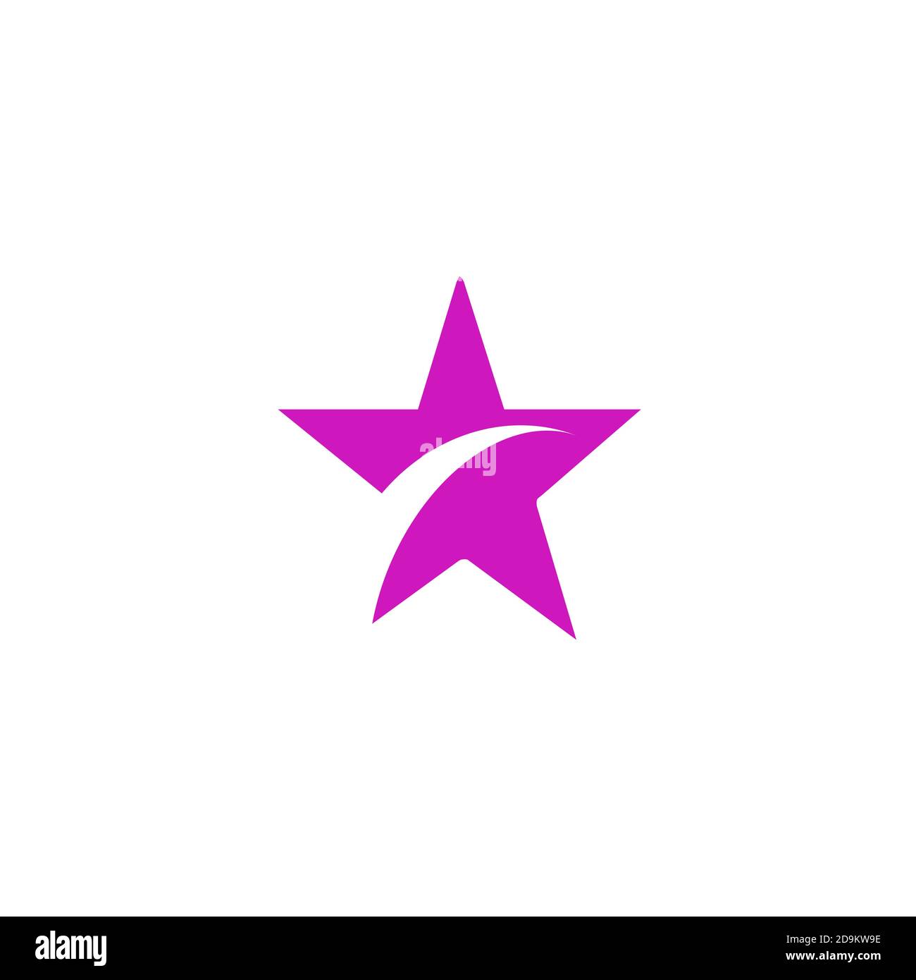 Flat bright star Stock Vector Images - Alamy