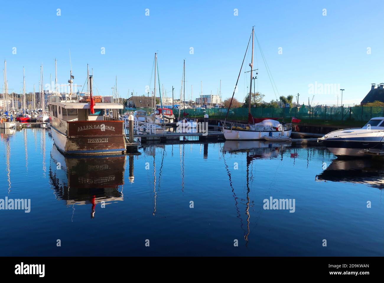 Ipswich, Suffolk, UK - 6 November 2020: The Allen Gardiner river cruise ...
