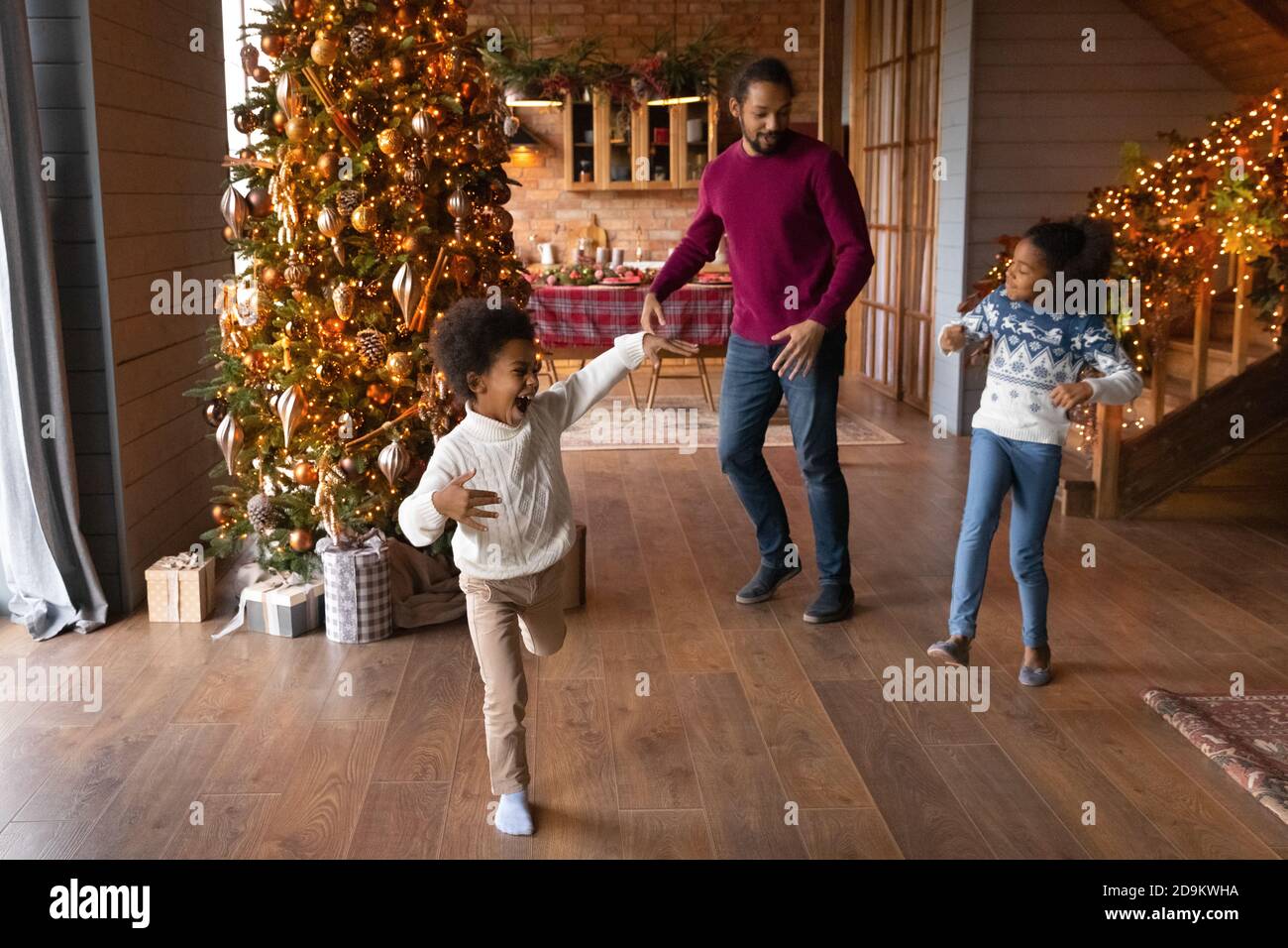 Happy African Children Dancing