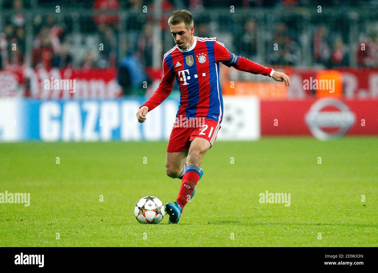 Philipp Lahm of Bayern Munich during the Champion League 2014 - 2015 ...