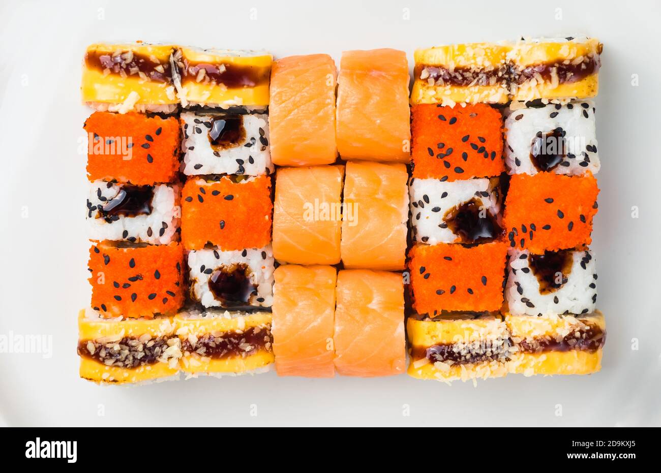 sushi set close up Stock Photo - Alamy