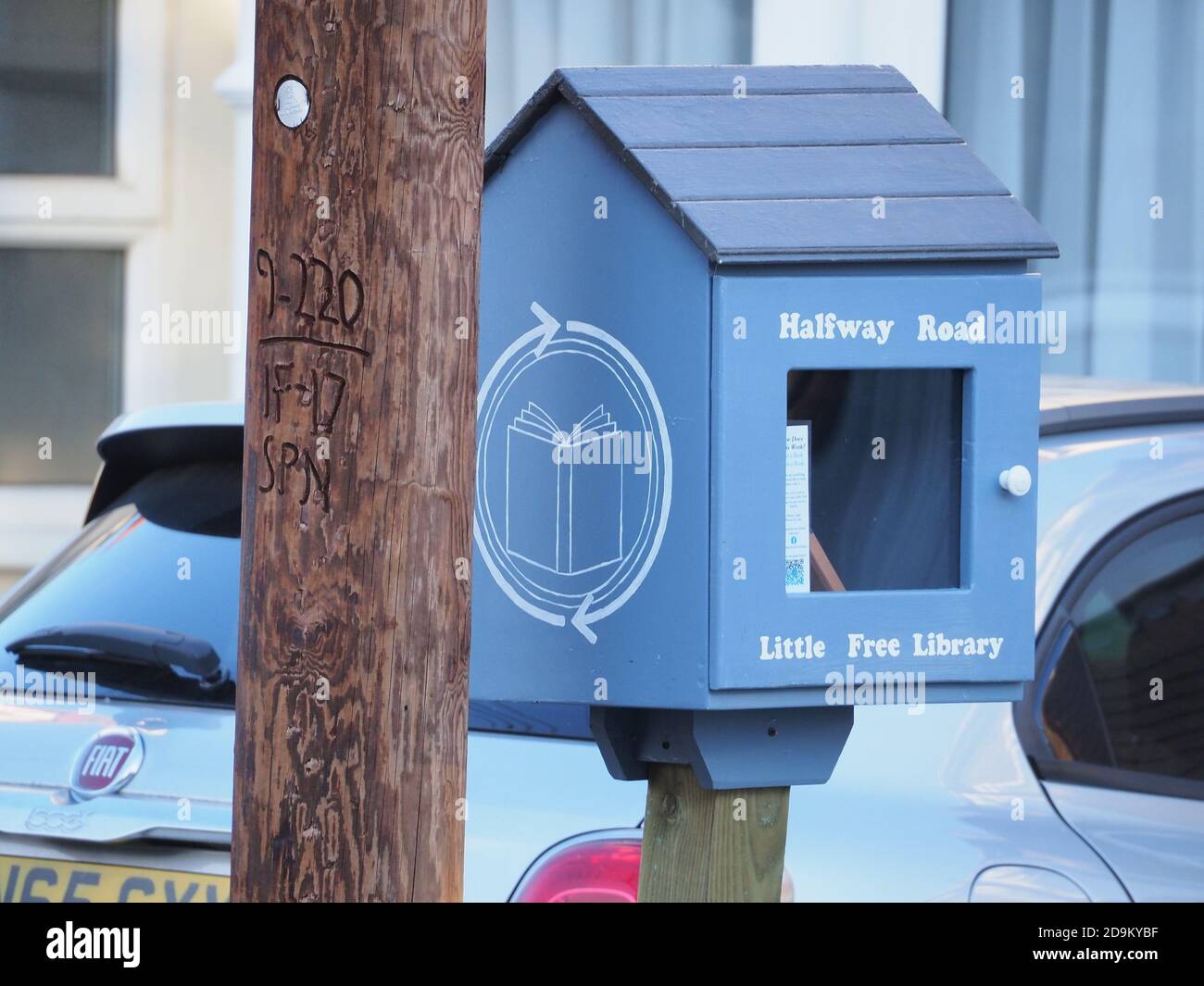 Sheerness, Kent, UK. 6th November, 2020. The 'Little Free Library' in ...