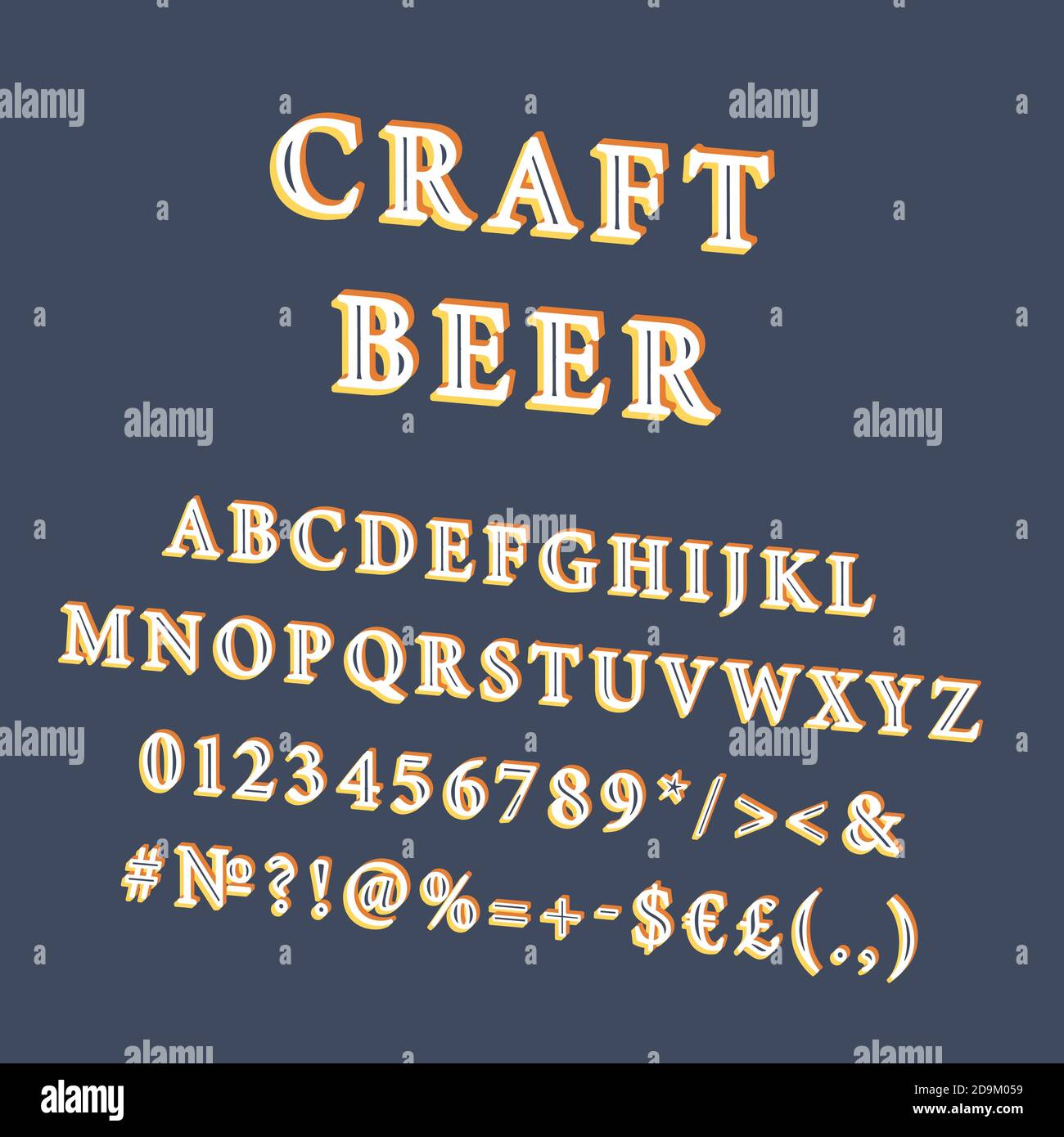 Retro old craft beer Stock Vector Images - Alamy