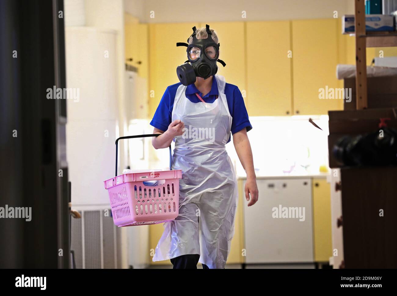Plastic apron nurse hi-res stock photography and images - Alamy