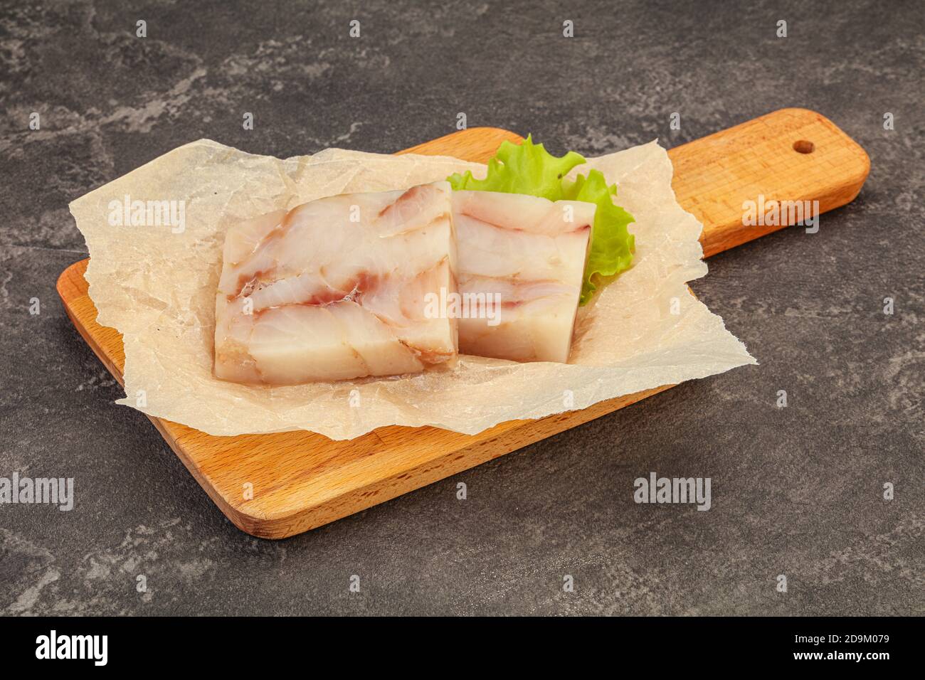 Raw dietary pollock fish fillet for cooking Stock Photo - Alamy