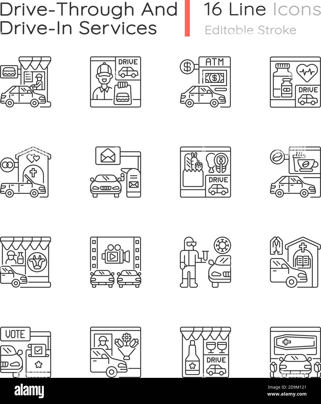 Drive thru window Cut Out Stock Images & Pictures - Alamy