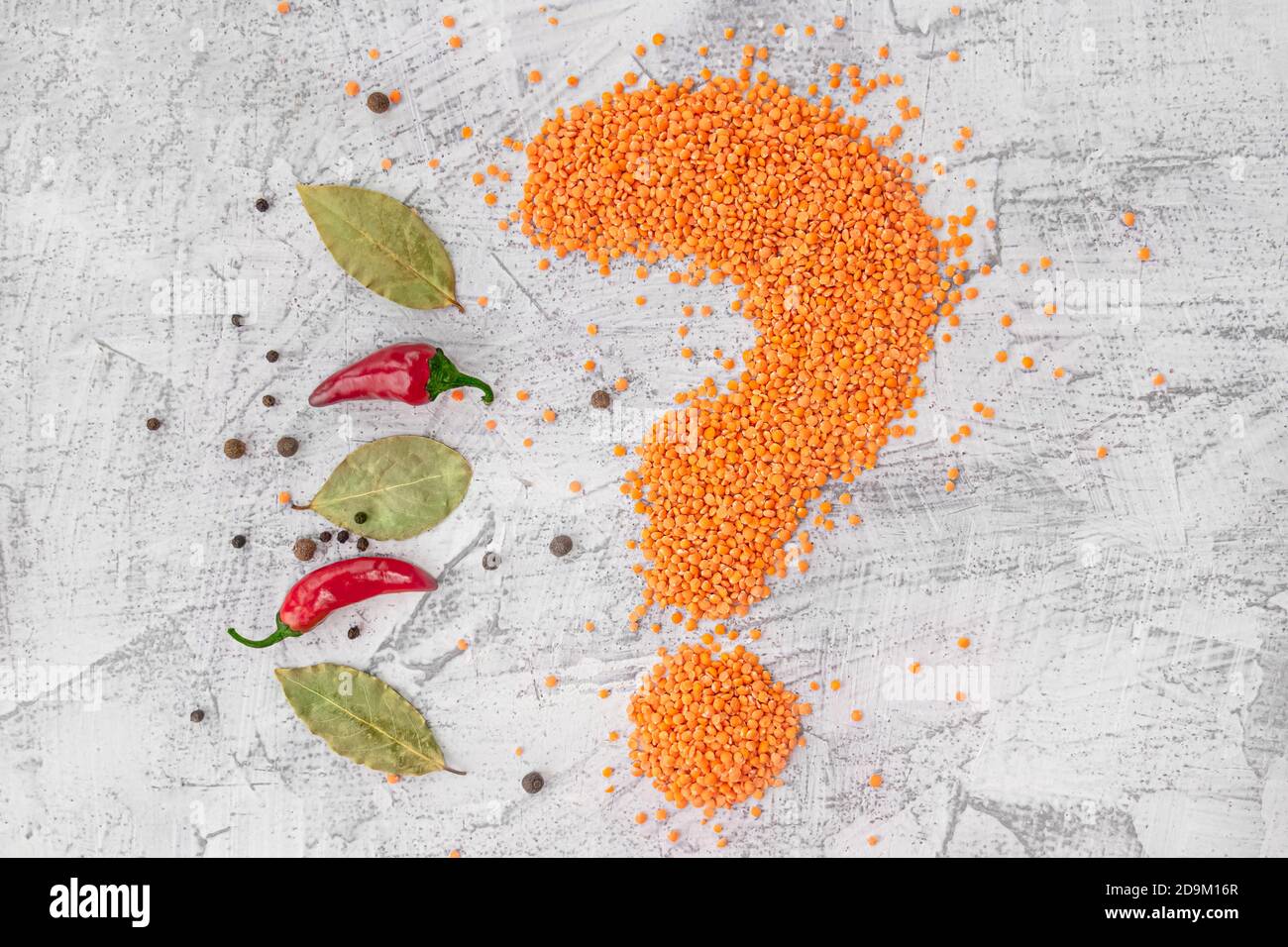 Question mark food hi-res stock photography and images - Alamy