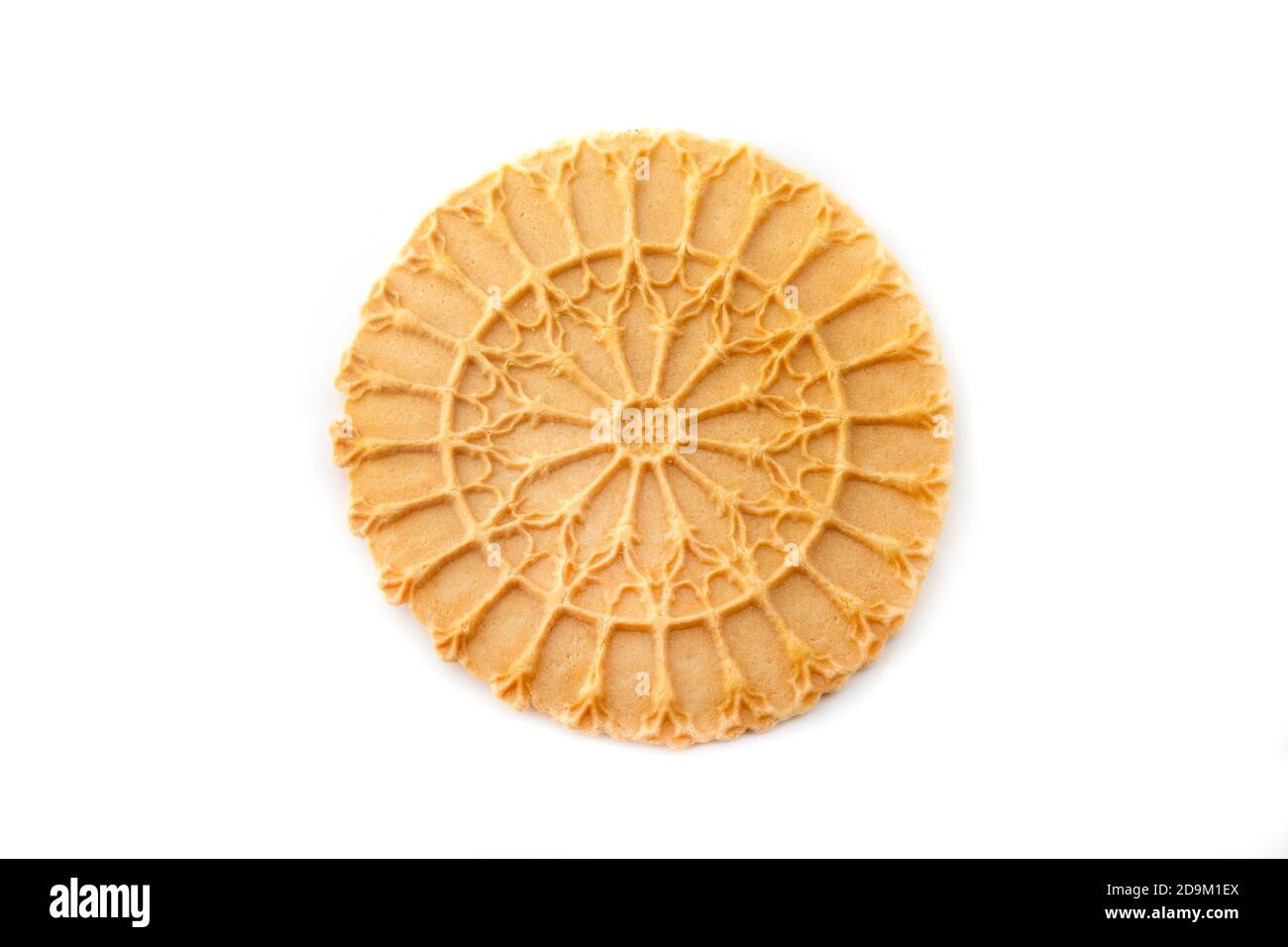 Pizzella, a typical cookie from the Italian region of Abruzzo in the ...