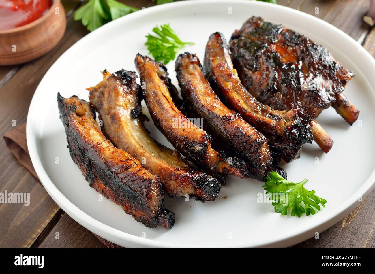Meat pork ribs hi-res stock photography and images - Alamy