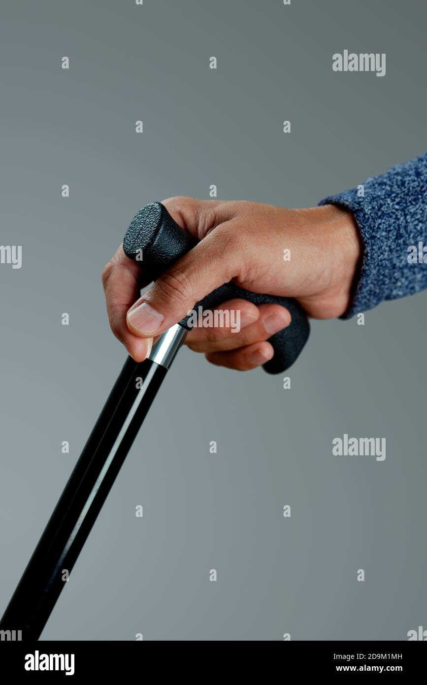 Man using cane hi-res stock photography and images - Alamy