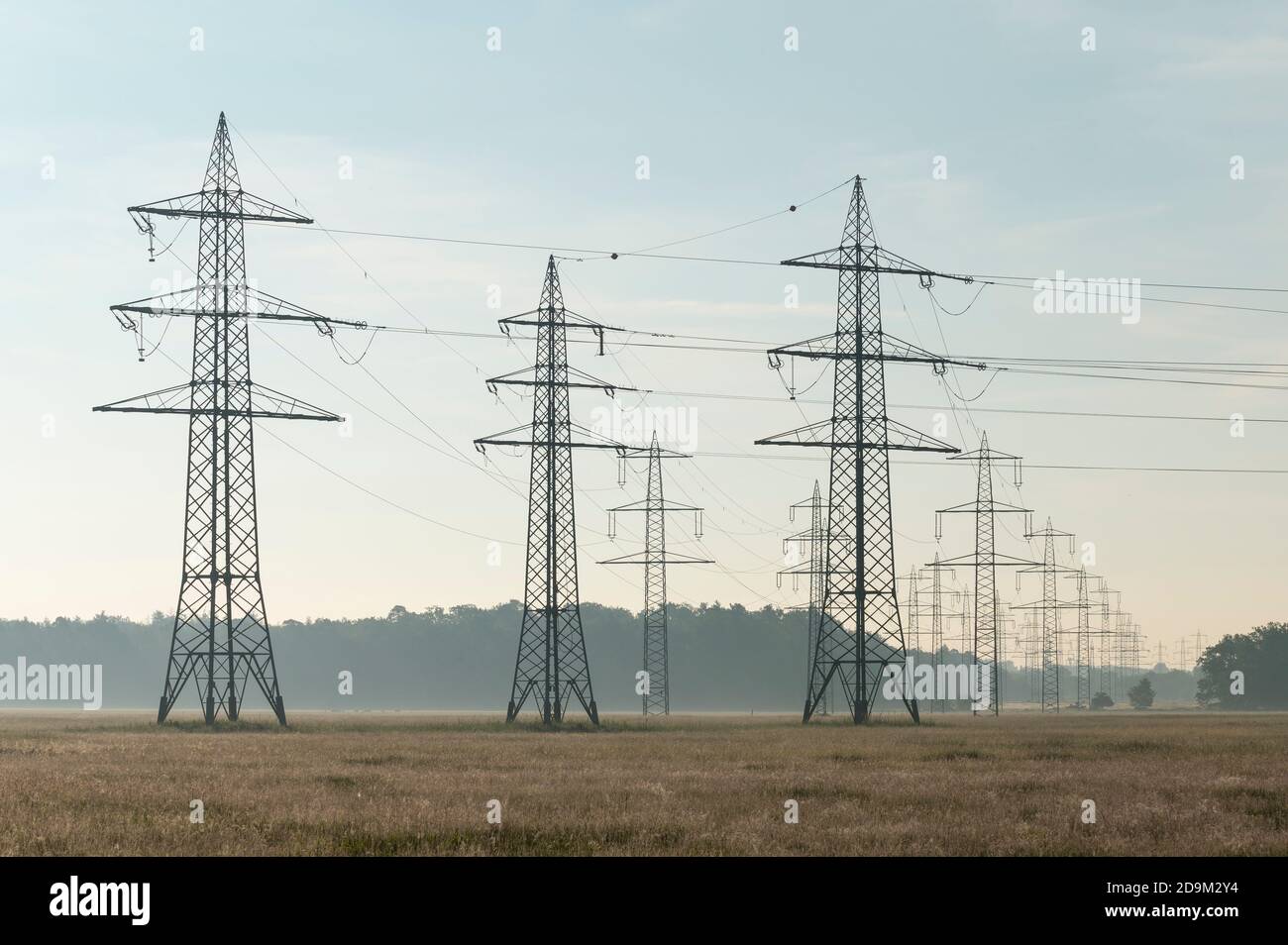 High tension pylons hi-res stock photography and images - Alamy
