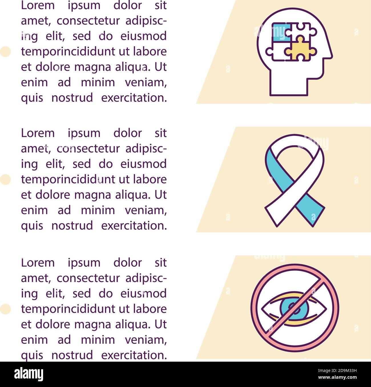 Disabling conditions Cut Out Stock Images & Pictures - Alamy