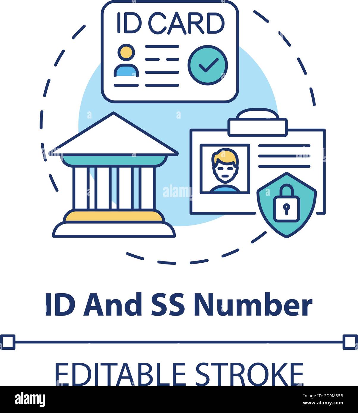 Social insurance number application Stock Vector Images - Alamy