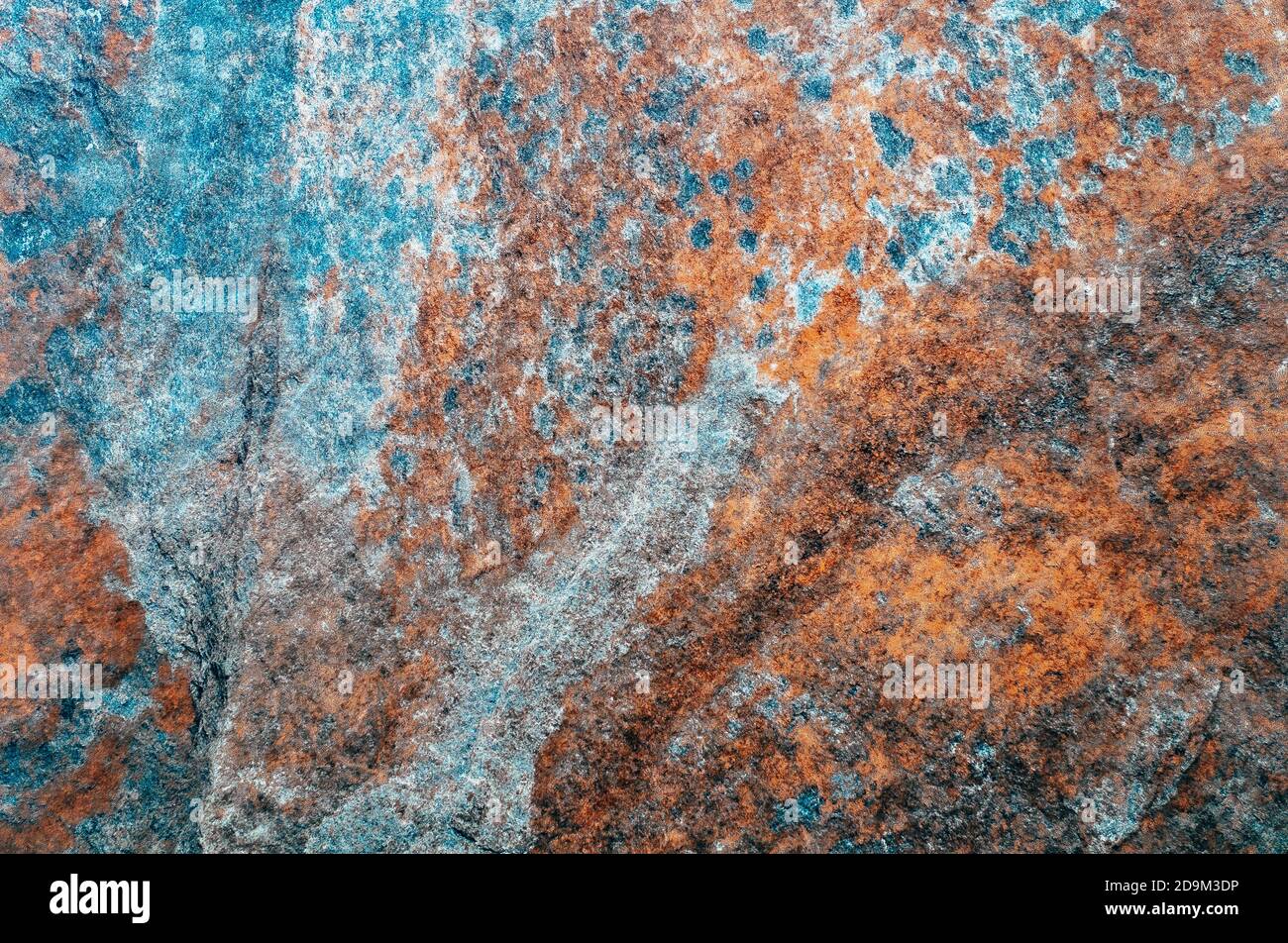 Iron Surface is Covered With Old Paint Texture Background. Texture of ...