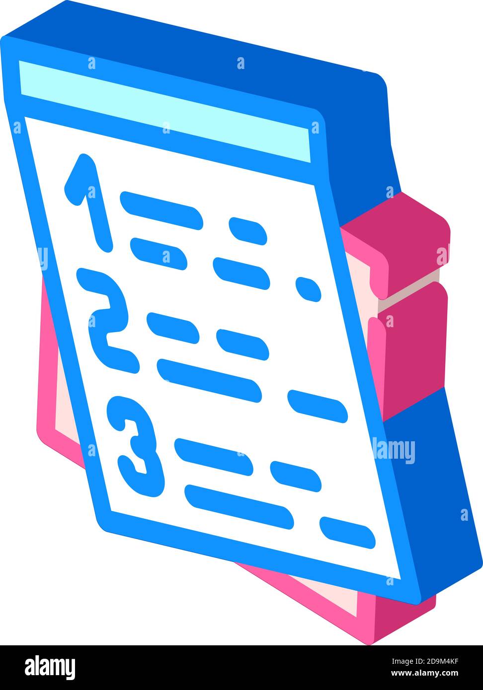 plan for day isometric icon vector illustration Stock Vector Image ...