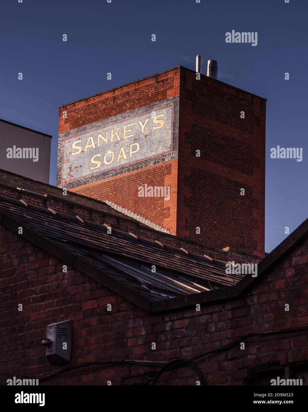 Sankeys Soap. Beehive Mill, Manchester Stock Photo - Alamy