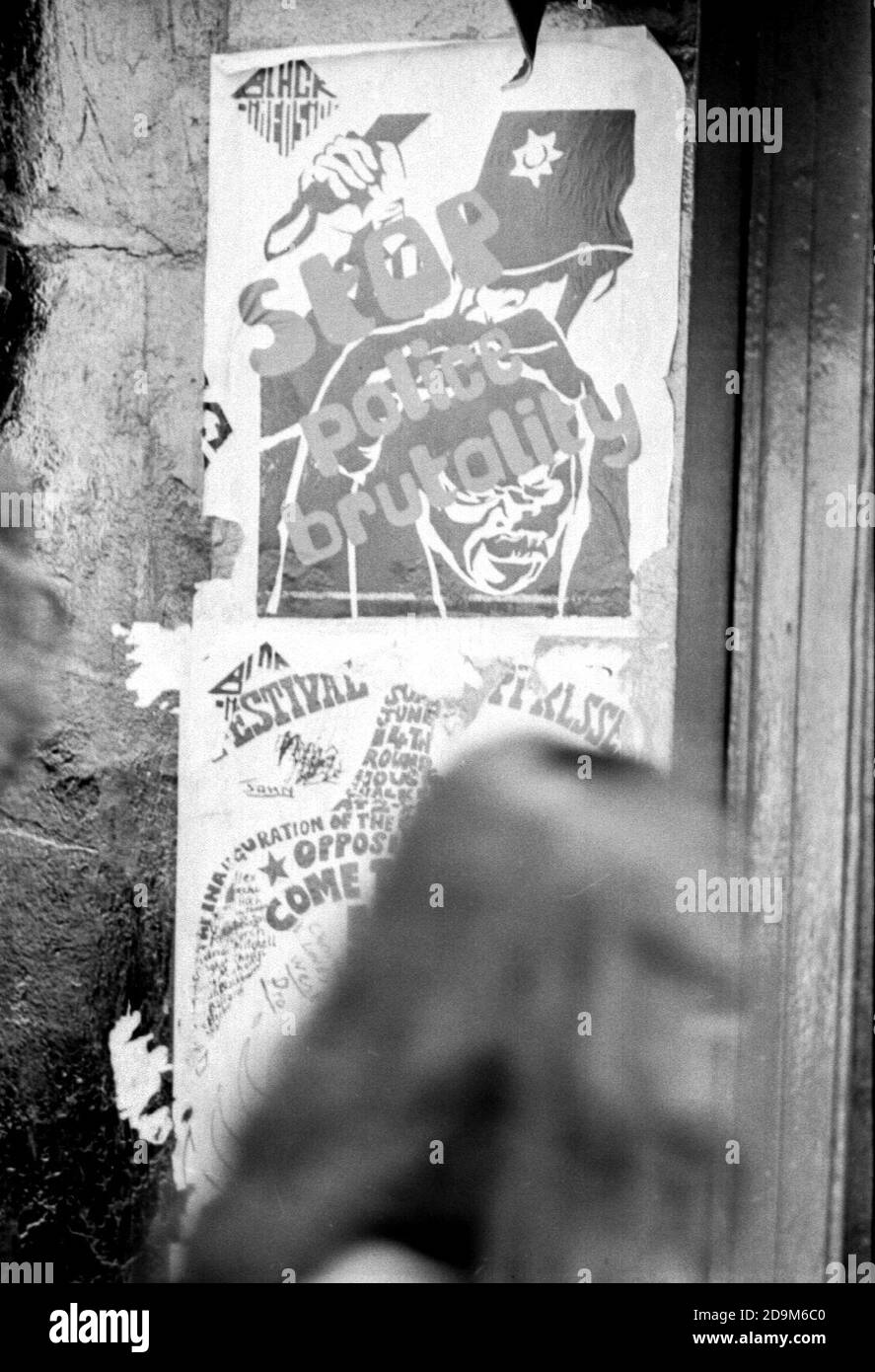 Police brutality protest Black and White Stock Photos & Images - Alamy