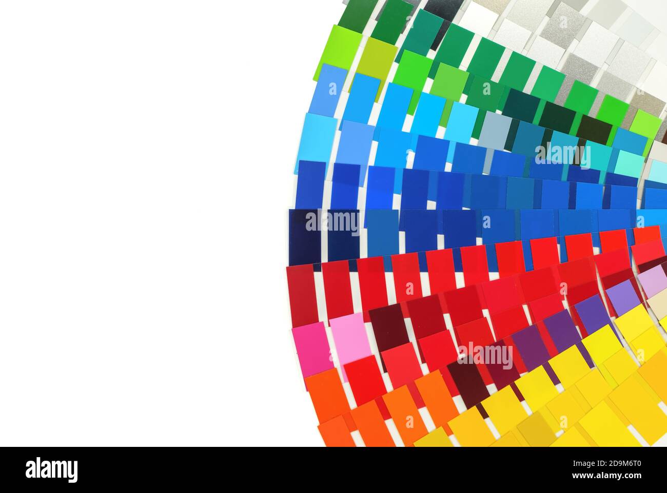 open RAL sample colors catalogue Stock Photo - Alamy