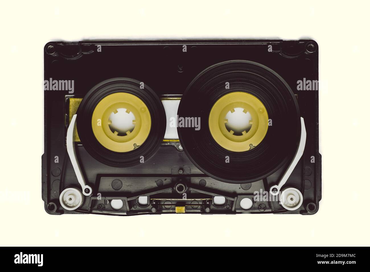 black old audio cassette tape open Stock Photo - Alamy