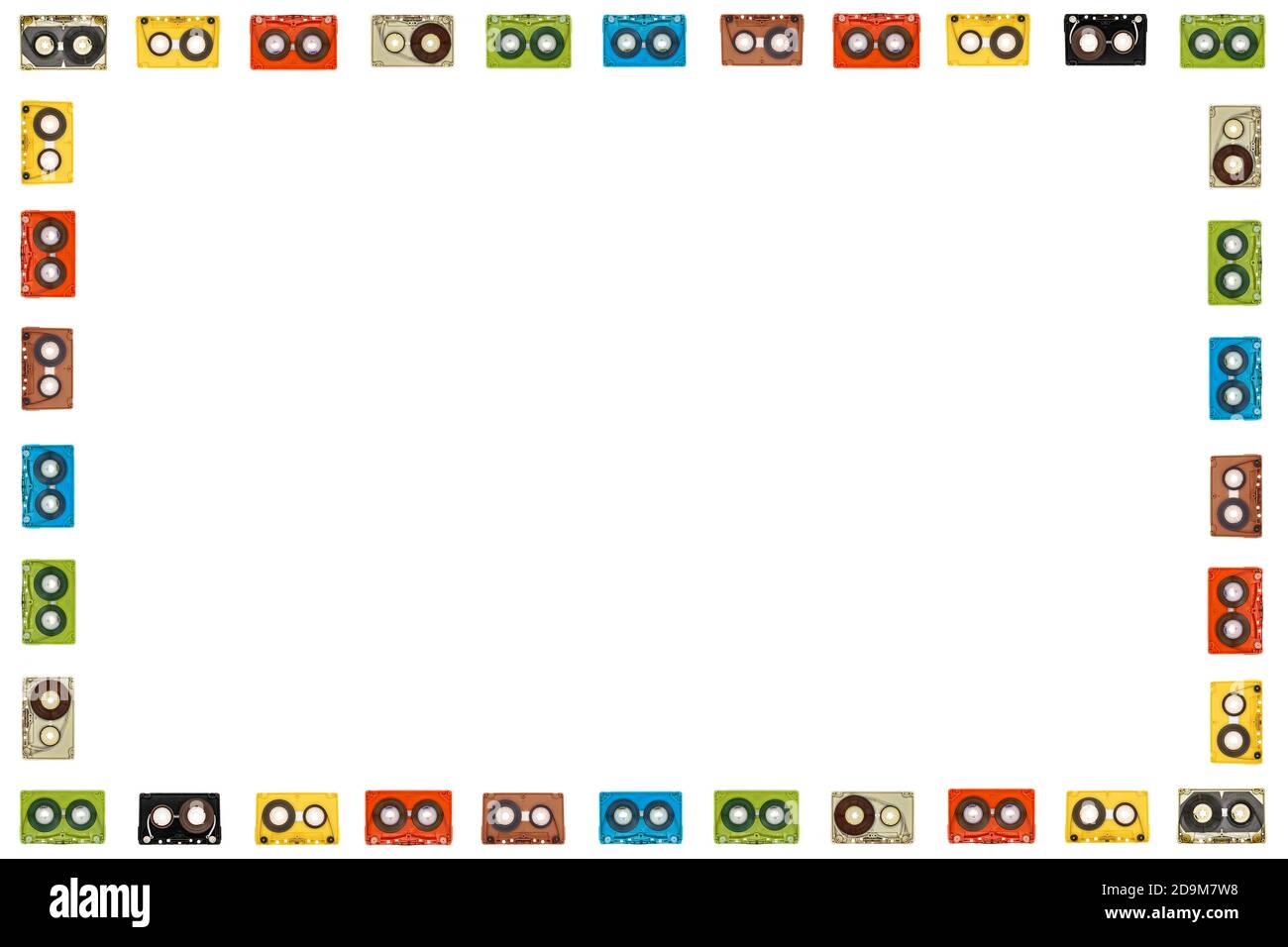 frame made from audio tape Stock Photo - Alamy