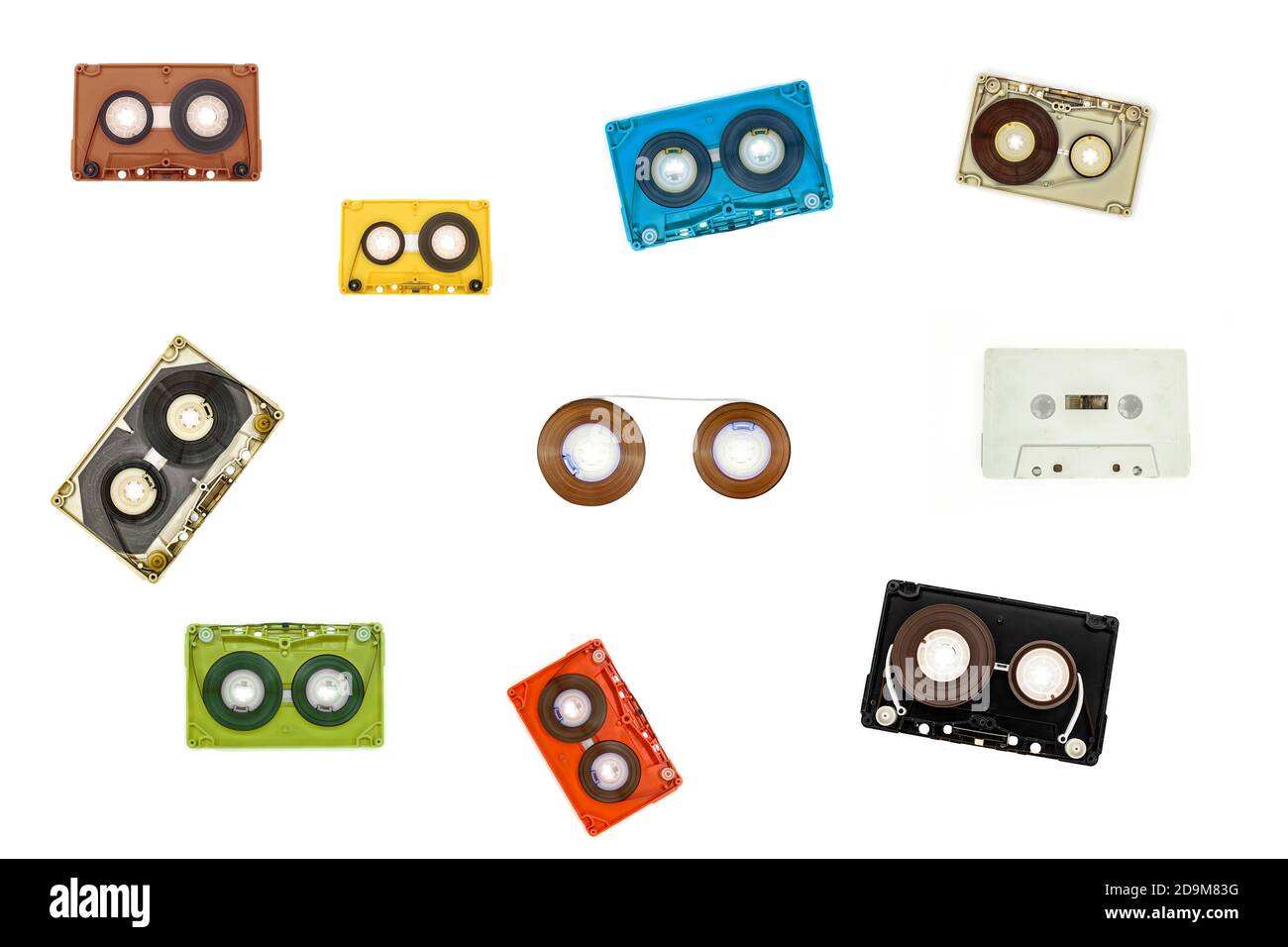 old audio cassette tape open Stock Photo - Alamy