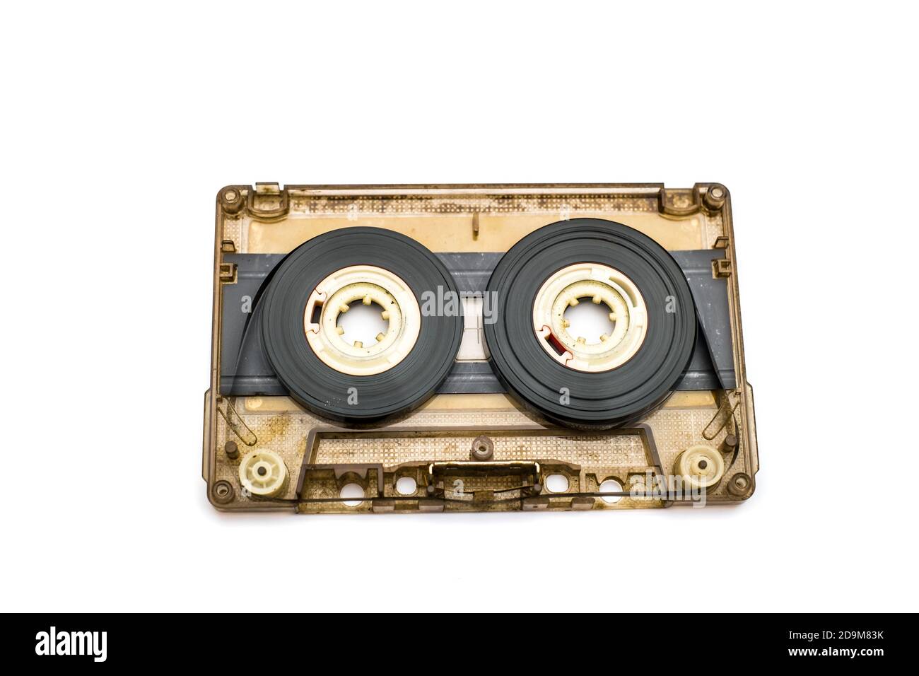 old audio cassette tape open Stock Photo - Alamy
