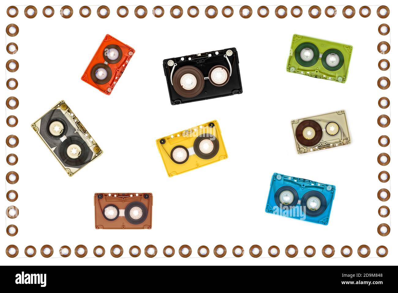 old audio cassette tape open Stock Photo - Alamy