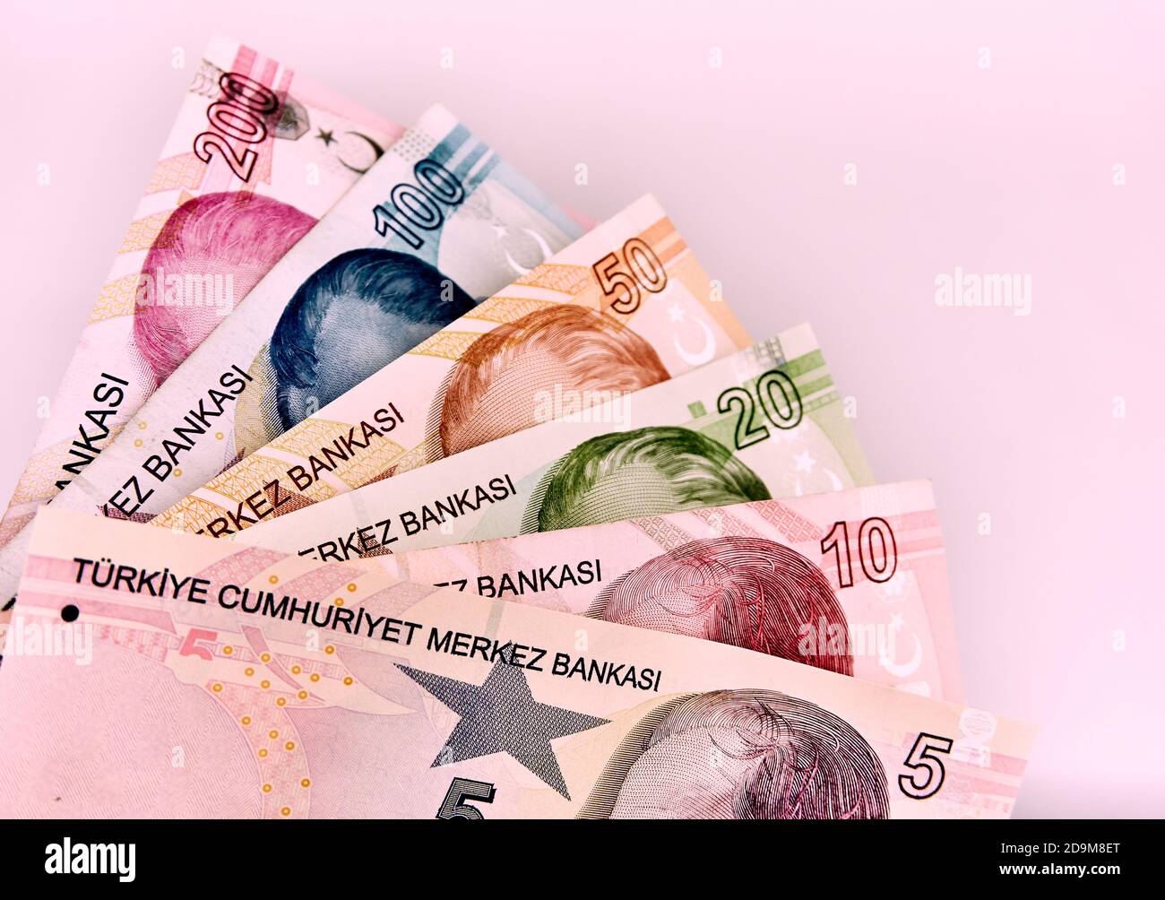 Turkish Banknotes - Turkish Liras Stock Photo - Alamy