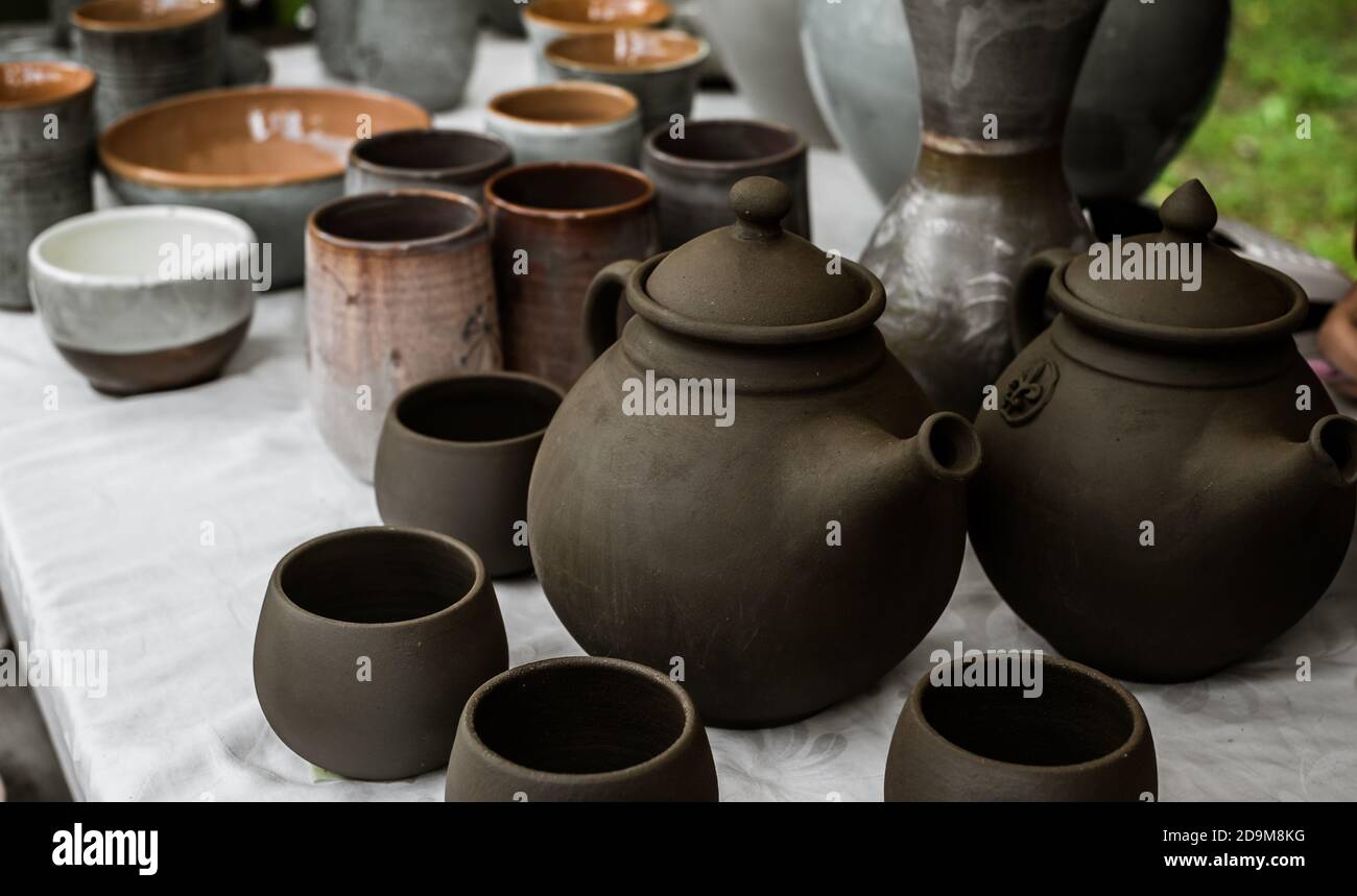 Clay drinking vessels hi-res stock photography and images - Alamy