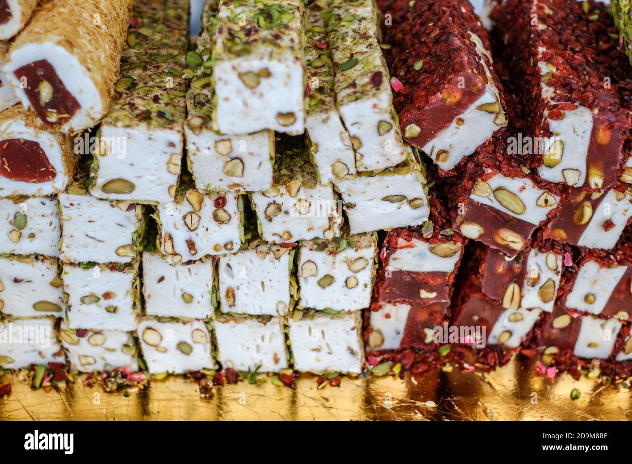 Variety of Turkish signature local foods known as Turkish Delight ...