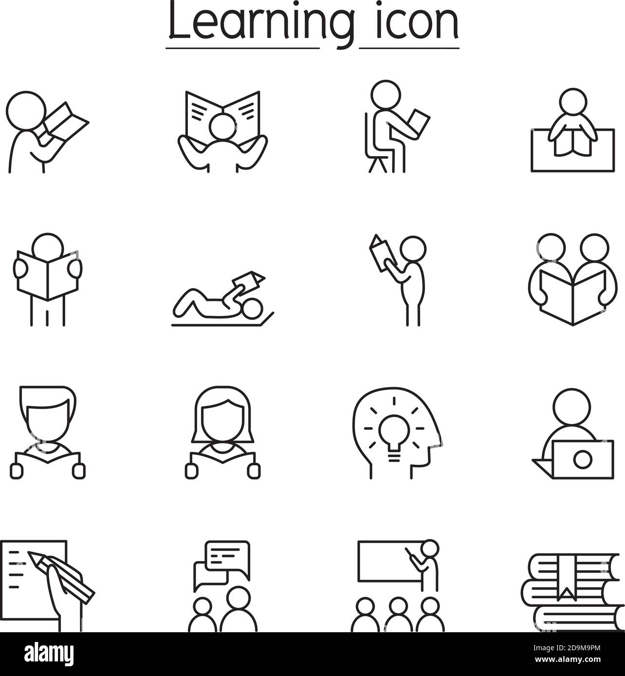 Self reading Stock Vector Images - Alamy