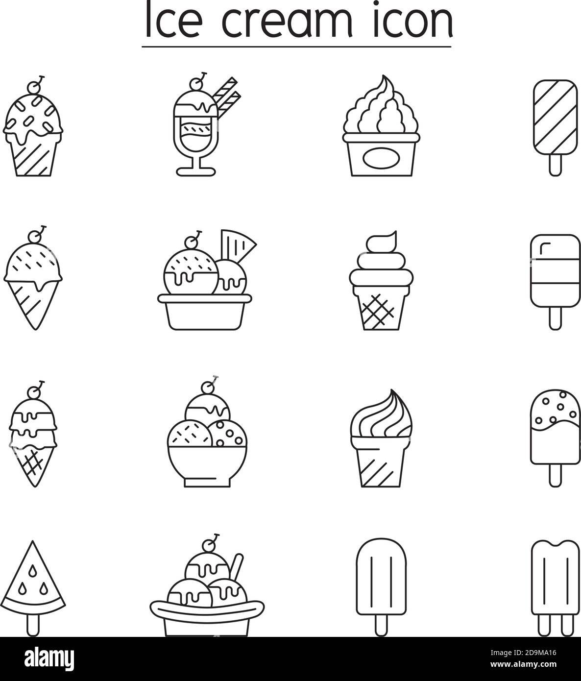 Ice cream in bucket Cut Out Stock Images & Pictures - Alamy