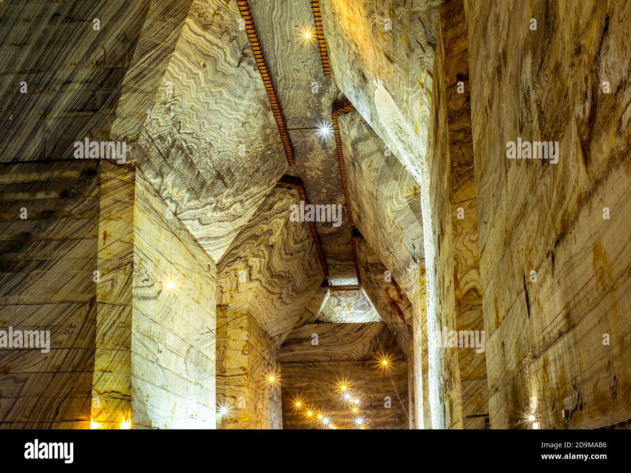 old salt mine in Romania Stock Photo - Alamy