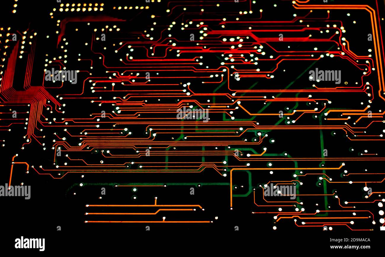 Orange pcb hi-res stock photography and images - Alamy