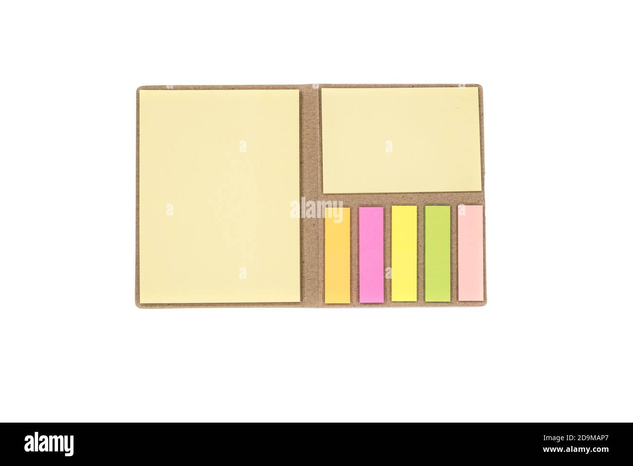Set of Post-its on white background Stock Photo - Alamy