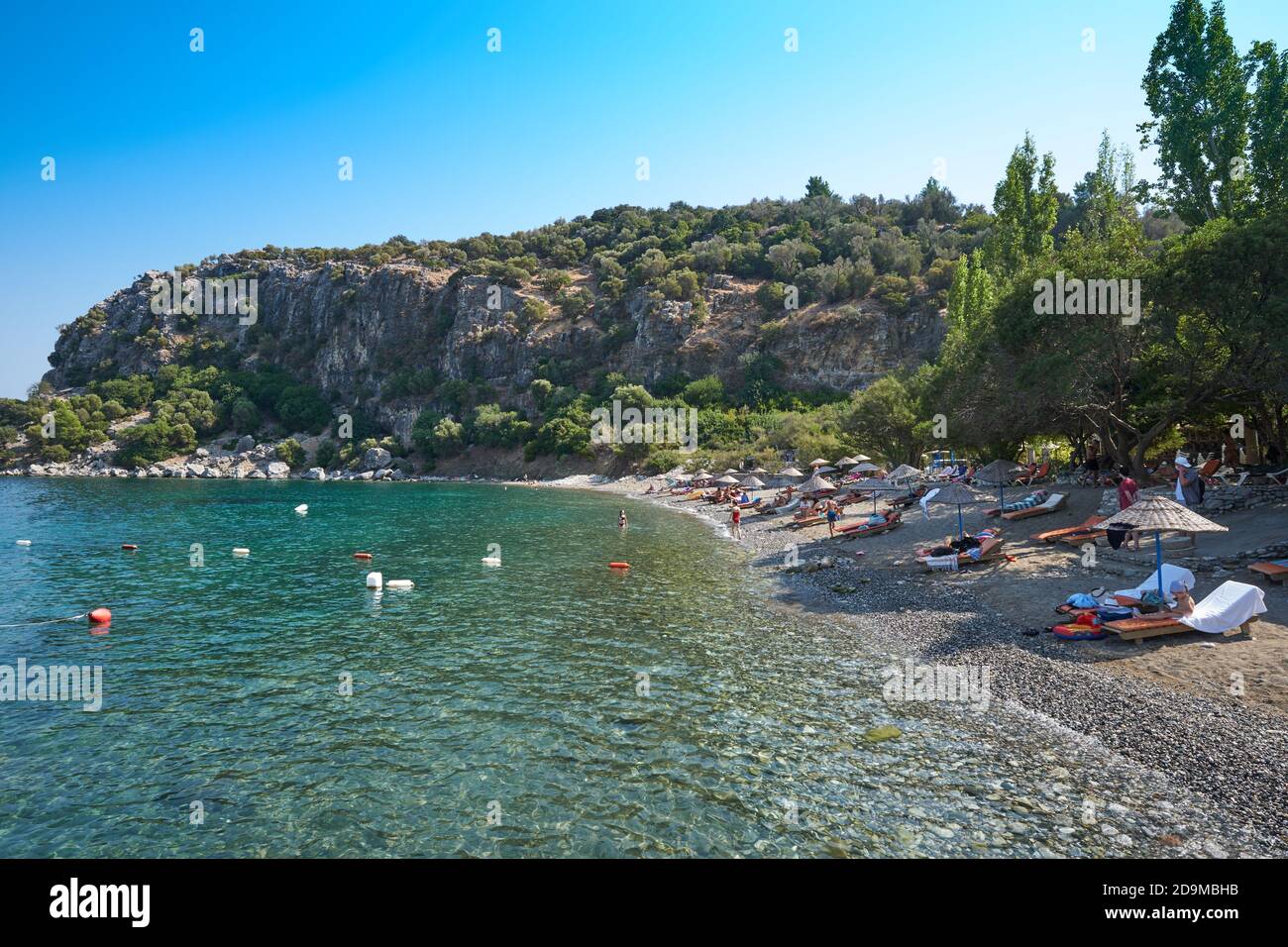 Amos beach near Turunc village in Mugla province, Turkey Stock Photo ...