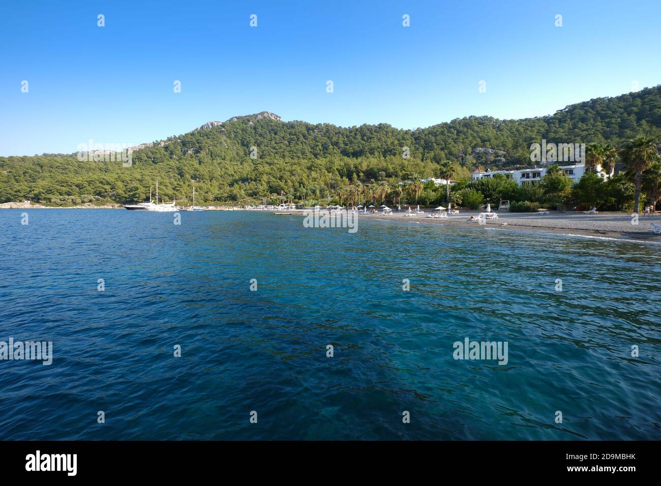 Mediterranean sea mediterranean mugla province hi-res stock photography ...