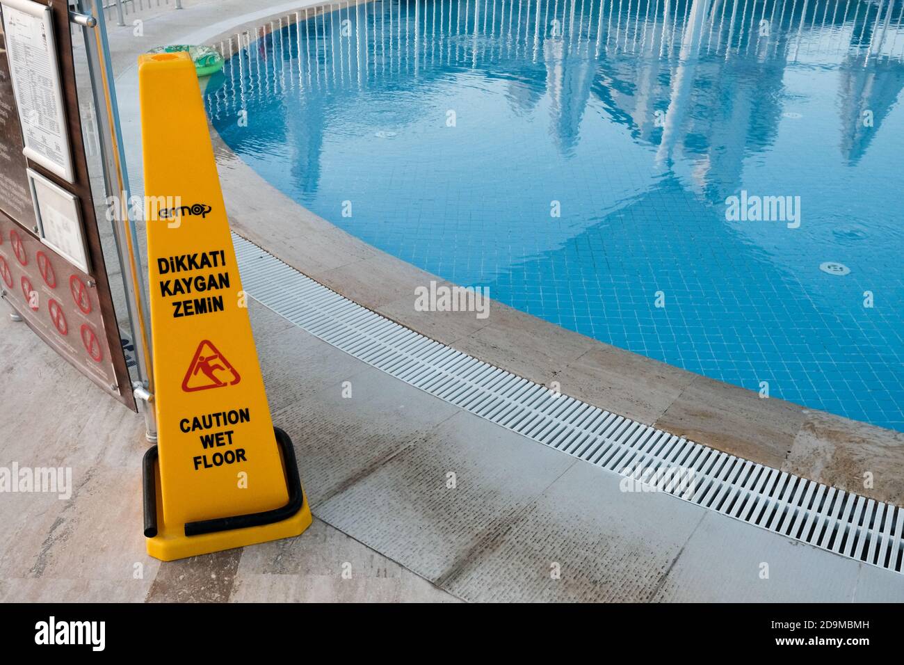 Belek, Turkey - October 2020: Safety measures at a luxury hotel ...
