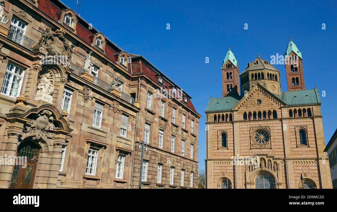 Maximilianstrasse speyer rhineland palatinate hi-res stock photography ...