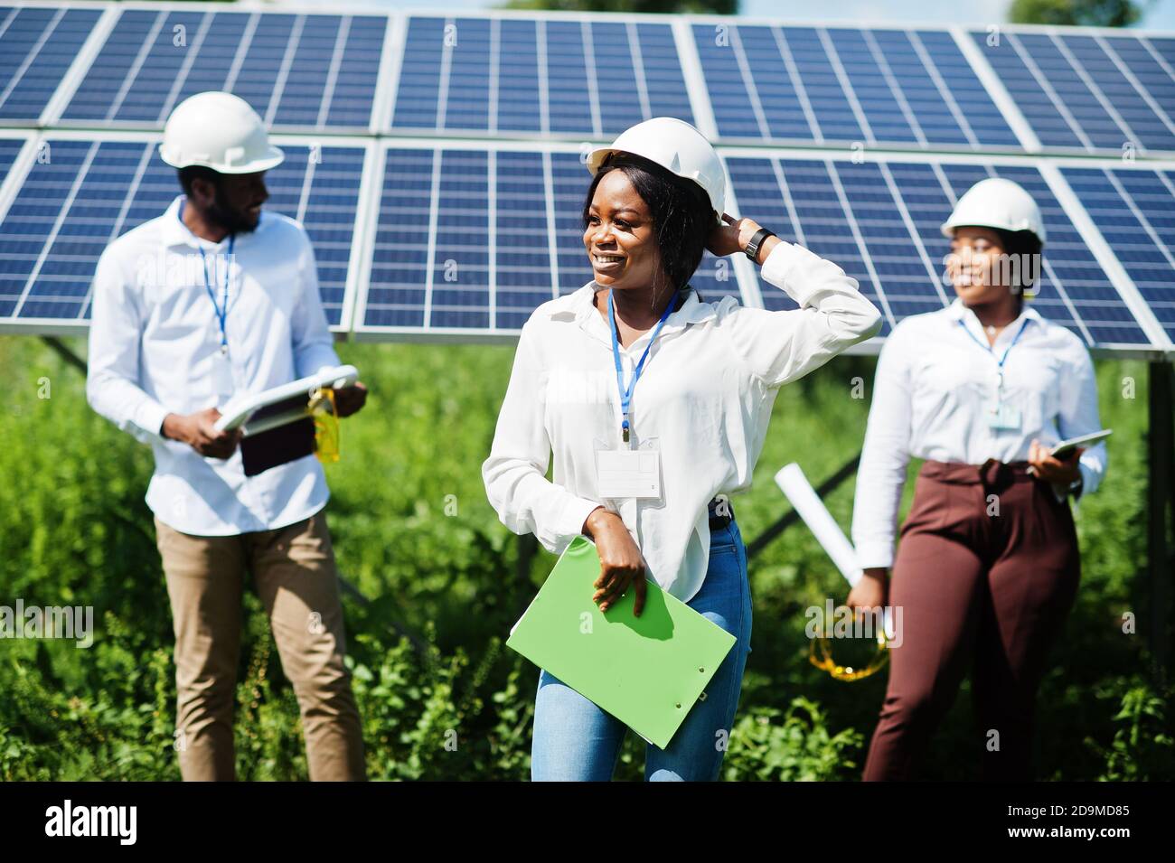 Solar power construction africa hi-res stock photography and images - Alamy