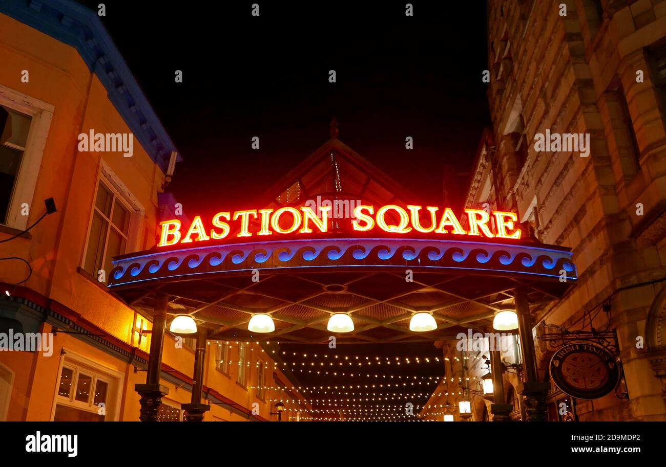 Bastion square pedestrian mall hi-res stock photography and images - Alamy