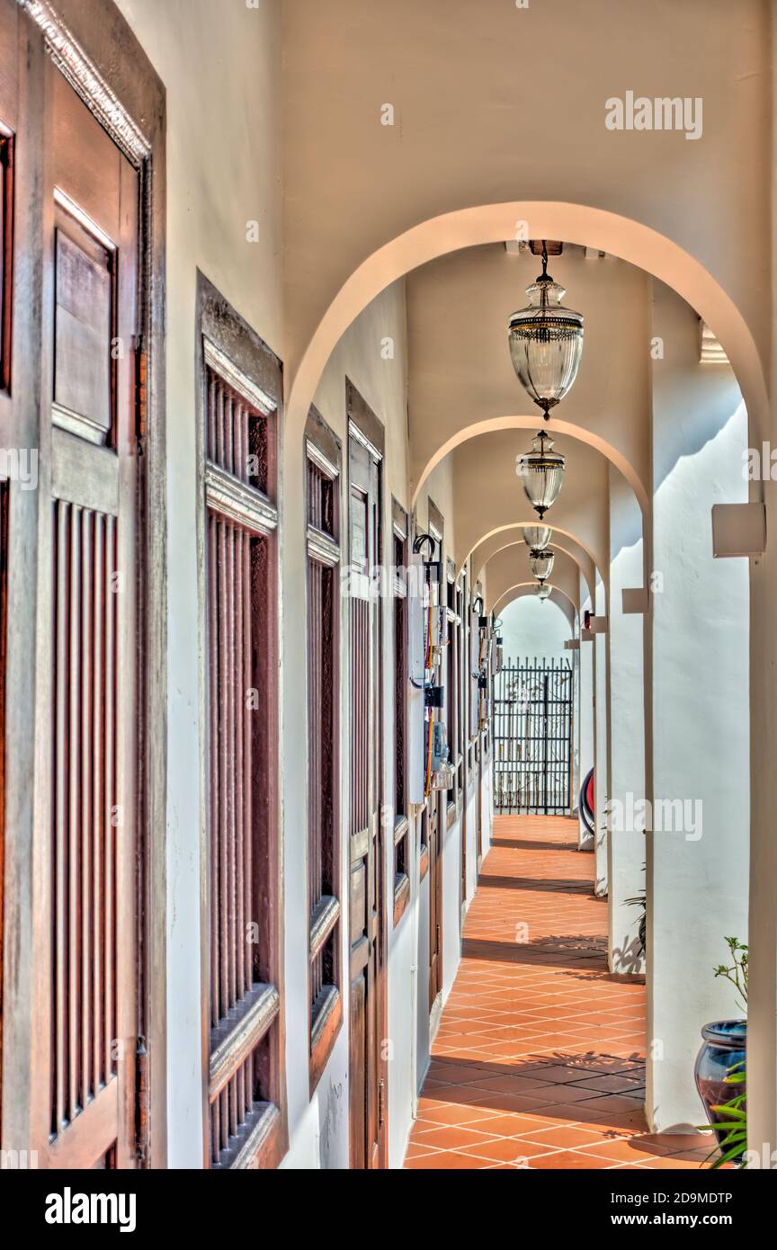 Khoo Kongsi Chinese Clan House, George Town, Penang, Malaysia Stock ...